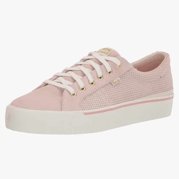 Keds | Shoes | Keds Womens Pink Suede Jump Kick Duo Sneakers | Poshmark